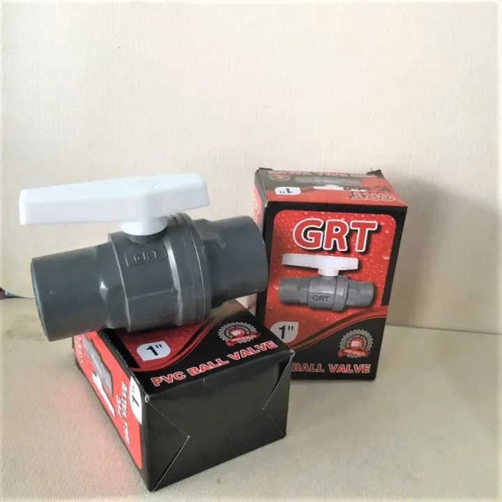 BALL VALVE / STOP KERAN / KRAN PVC 1" (inch) GRT | Lazada Indonesia