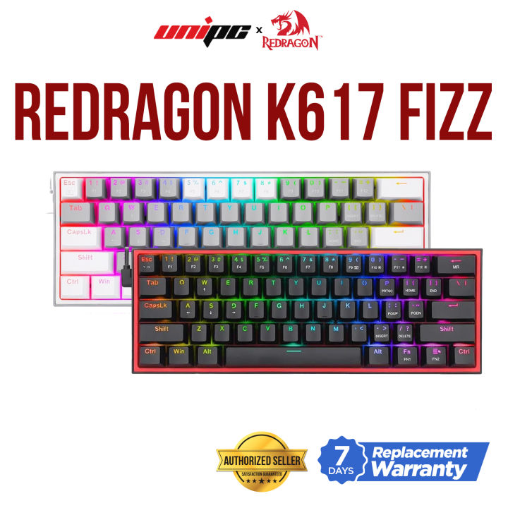 Redragon K617 FIZZ Keyboard Wired RGB Gaming Keyboard | Lazada PH
