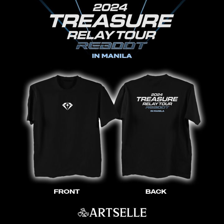 TREASURE RELAY TOUR REBOOT IN MANILA INSPIRED KPOP SHIRT | Lazada PH