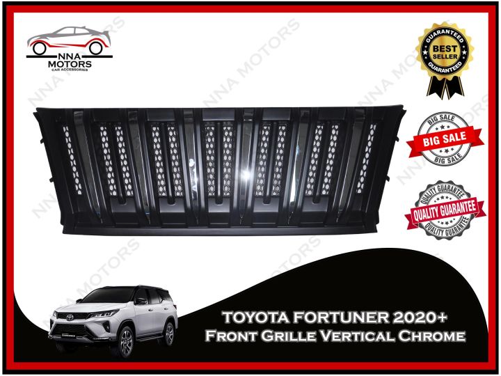 TOYOTA FORTUNER 2020+ Front Grille Car Grill Guard All Black | Lazada PH