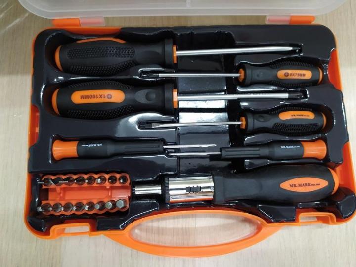Mr Mark 23Pcs Lite Series Screwdriver & Bit Set - MK-LITE-6023K | Lazada