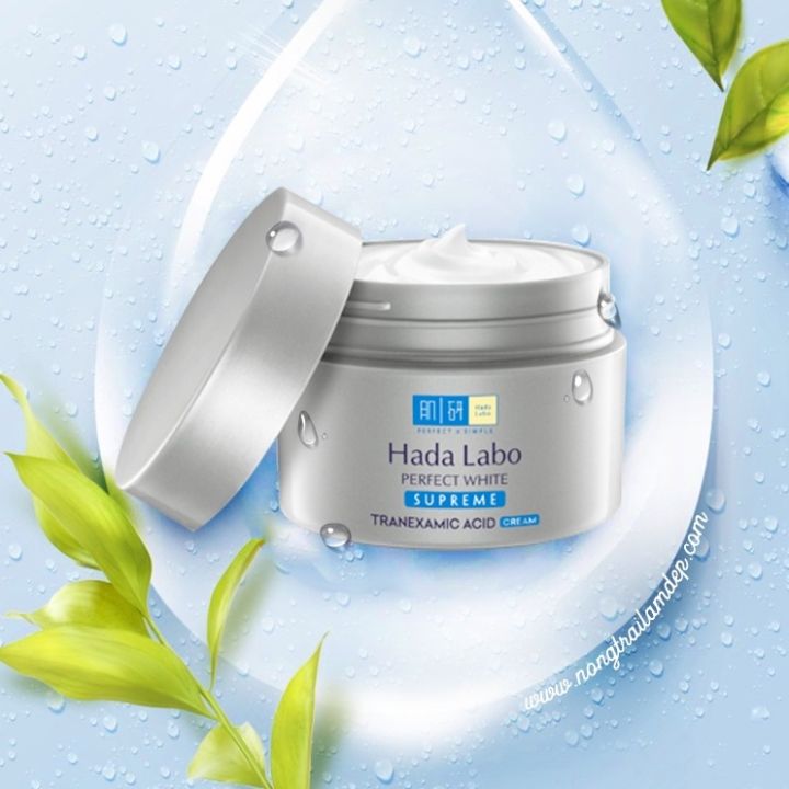 BUY 1 FREE 1 [EXP:03/2025] HADA LABO HadaLabo Perfect White Supreme Cream 50g | Lazada Singapore