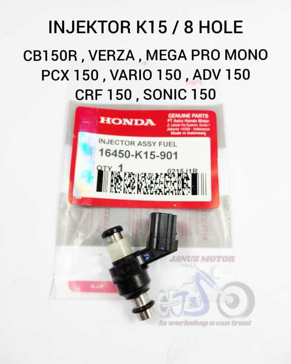 Injektor assy CB150R Verza Mega Pro Mono Vario 150 Sonic Supra GTR ...