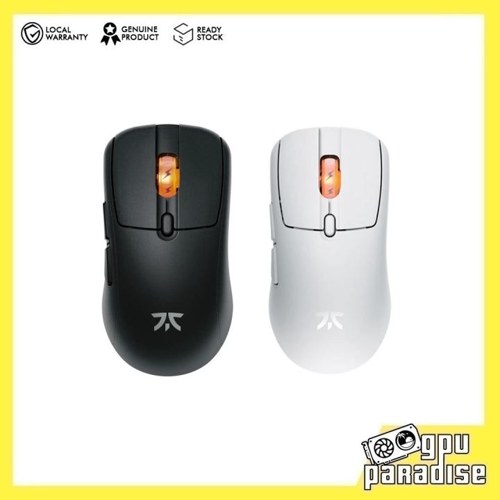 FNATIC GEAR BOLT WIRELESS GAMING MOUSE - ( BLACK / WHITE ) | Lazada