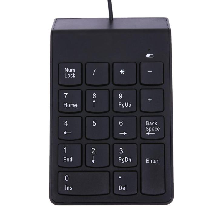 New USB Mini 18-keys Num Pad Numeric Number Keypad Keyboard for Laptop ...