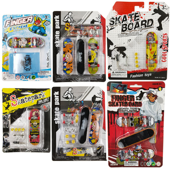 Mini Finger Skateboard Ramp Set Mini Skateboards Kit Creative Fingertip ...