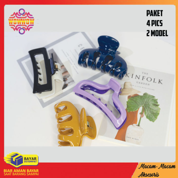 JEPITAN RAMBUT JEDAI 1 PAKET ISI 4 PICS 2 MODEL UKURAN 8 CM BAHAN TEBAL ...