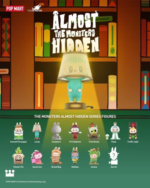 🔥พร้อมส่ง🔥 โมเดล ลาบูบู้ Labubu Almost The monsters Hidden Series (1 ...