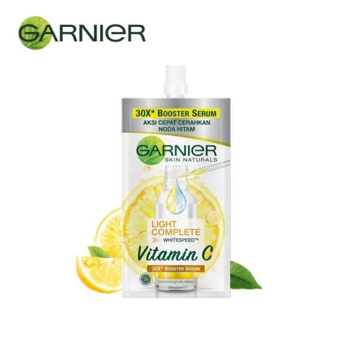 GARNIER WHITENING SERUM CREAM SACHET | Lazada Indonesia