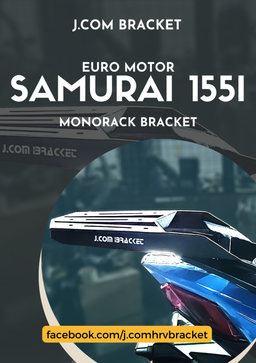 Euro Motor Samurai 155i Version1 and Version 2 | Monorack (Stay Grab ...