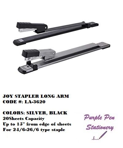 Stapler Long Arm Joy Heavy Duty LA-3620 | Lazada PH