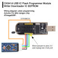 CH341A USB IC Flash Programmer Module Writer Downloader IC Eprom Modul ...
