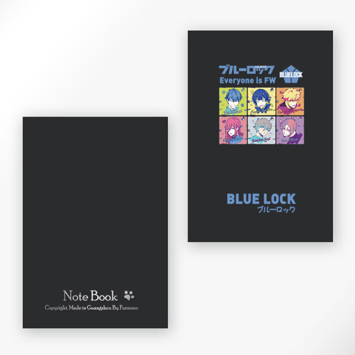 Blue Prison Blue Lock cartoon secondary notebook notebook around blue ...