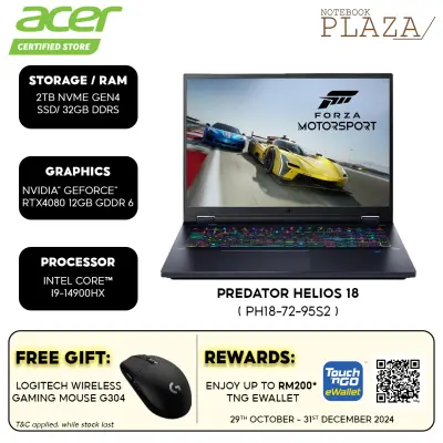 Spesifikasi dan harga Acer Predator Helios 18 di Malaysia - TechNave BM