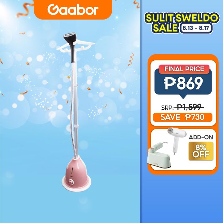 【CAMPAIGN】Gaabor Handheld Garment Steamer Vertical Ironing Machine Odor ...