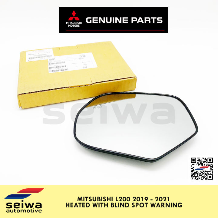 [2019 - 2021 ATHLETE 4WD] Mitsubishi L200 Side Mirror Lens LH (Heated ...