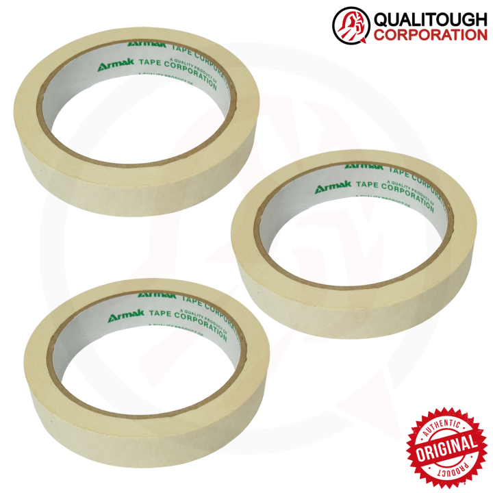 3 pcs Armak Masking Tape 18mm 3/4" 12mm half inch 48mm 2in 24mm 1in ...