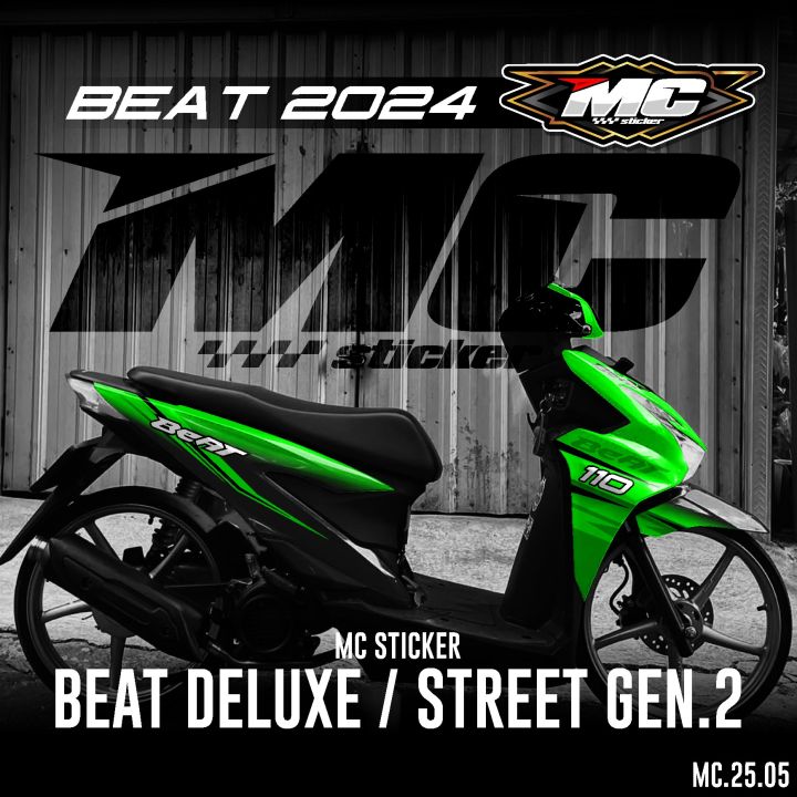 Decal Sticker Beat Deluxe Street New 2024 Full Body Stiker Variasi ...
