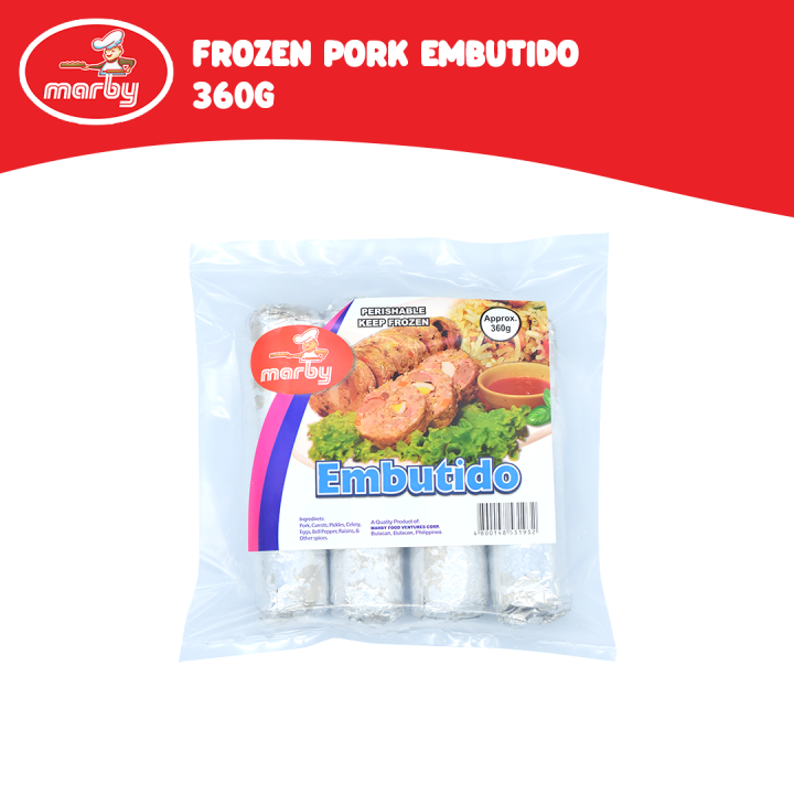 Marby Frozen: Pork Embutido - 360 grams | Lazada PH