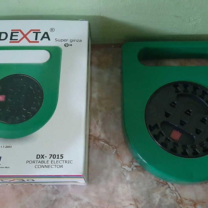 Kabel Cable Roll Box Kotak Ginza 9M 9 Meter DEXTA DX-7015 | Lazada ...