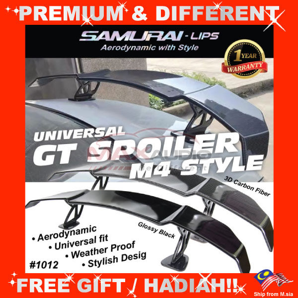 BMW M4 STYLE SAMURAI Spoiler BEZZA SAGA PERSONA WIRA WAJA VIOS CITY ...