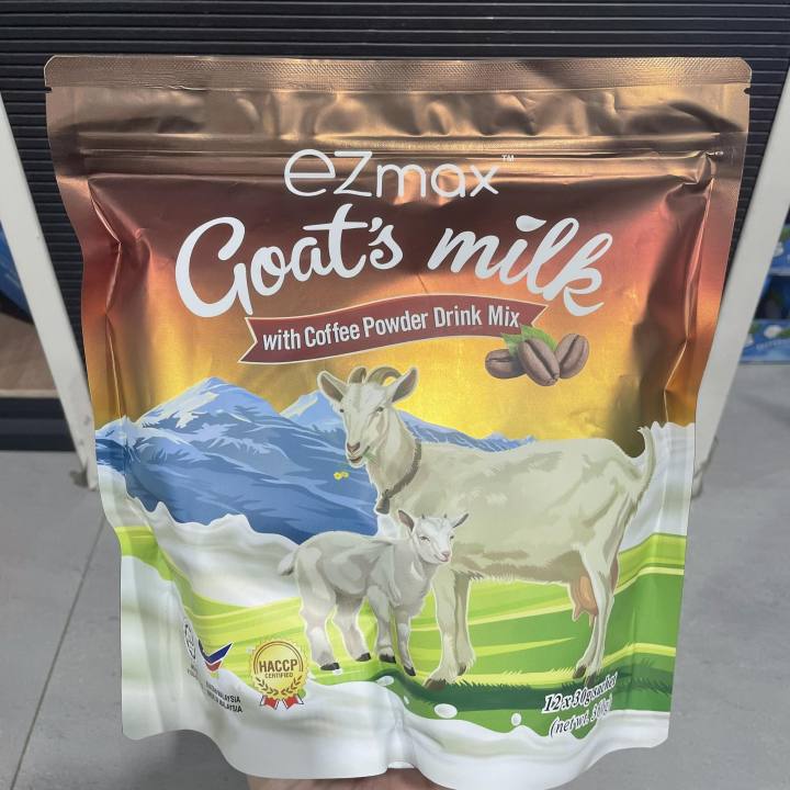 EZmax Goat's Milk With Coffee Powder Drink Mix 12 sachet | Lazada PH