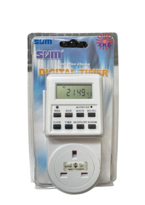 SUM 0024 13A Plug In Timer ( Sirim ) // SUM 0026 13A 24H / 7D Digital Plug In Timer ( Sirim ...