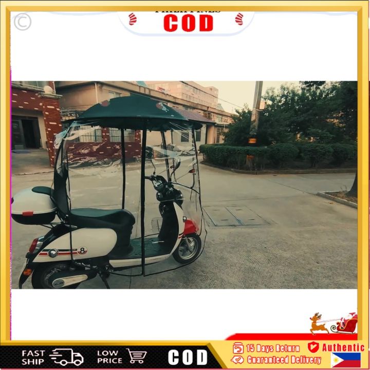 Motorcycle fully enclosed awning, fully enclosed electric motorcycle ...
