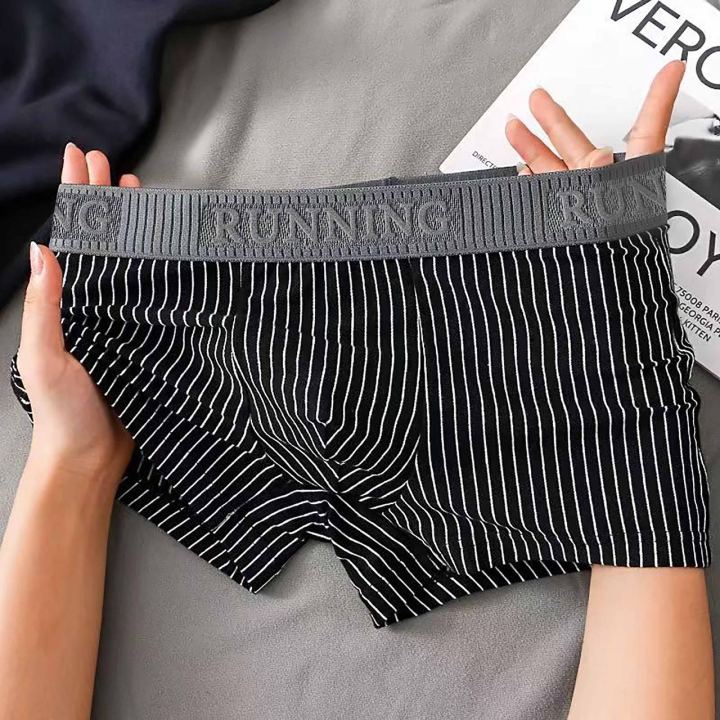 Running New Men's Underwear Loose, Comfortable and Breathable Boxers ...
