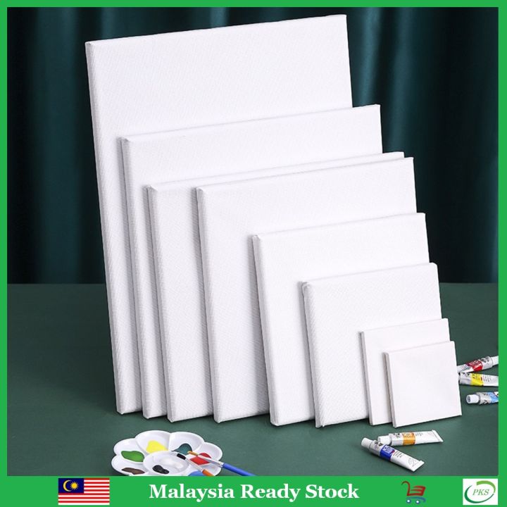Mini Canvas Stretched Plain Blank Canvas Board Acrylic Painting Canvas ...