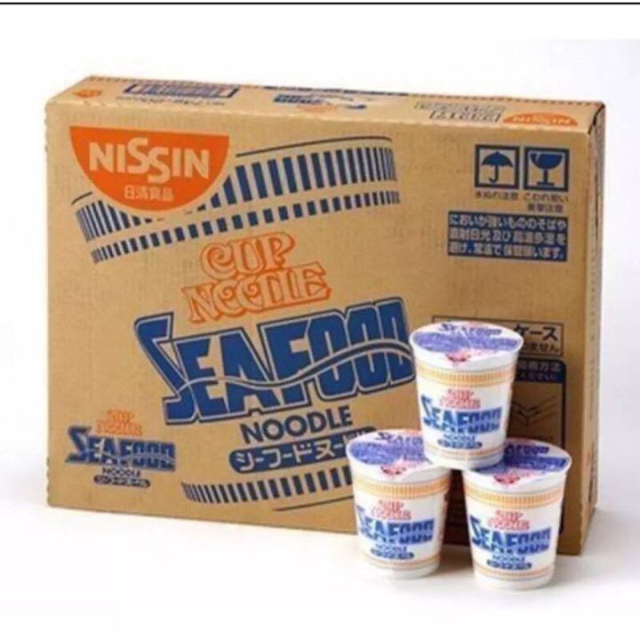 Nissin Seafood Cup Noodles 75g 1 boX x/20 pc | Lazada PH