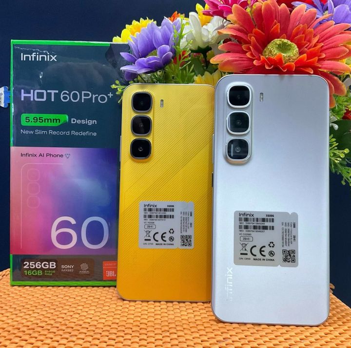 สมาร์ทโฟน Infinix HOT 60 PRO Plus Ram 8GB / Rom 256GB หน้าจอ 6.78" 1.5K ...