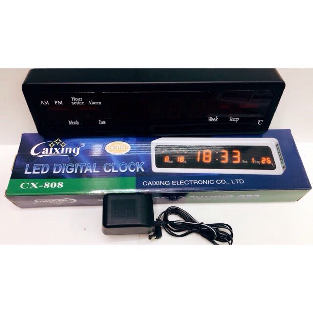 Caixing LED DIGITAL CLOCK CX-808 | Lazada PH