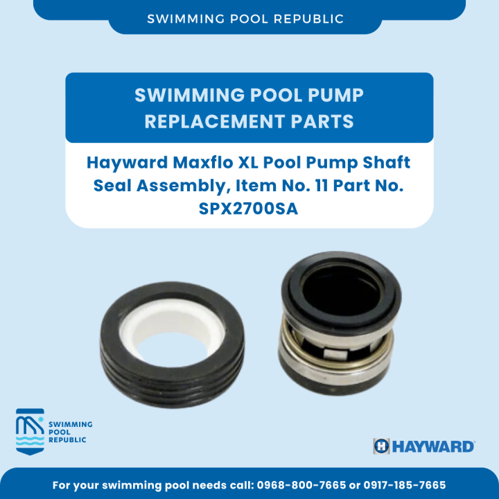 SWIMMING POOL PUMP REPLACEMENT PARTS, Hayward Maxflo XL Pool Pump Shaft ...