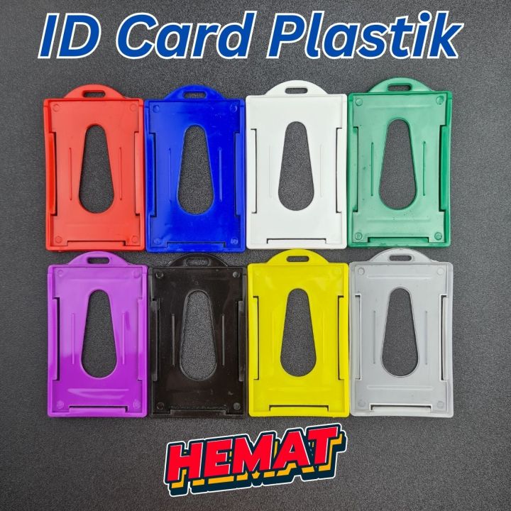 ( 10 PCS ) ID Card Plastik / ID Card / Frame ID Card / Casing ID Card ...
