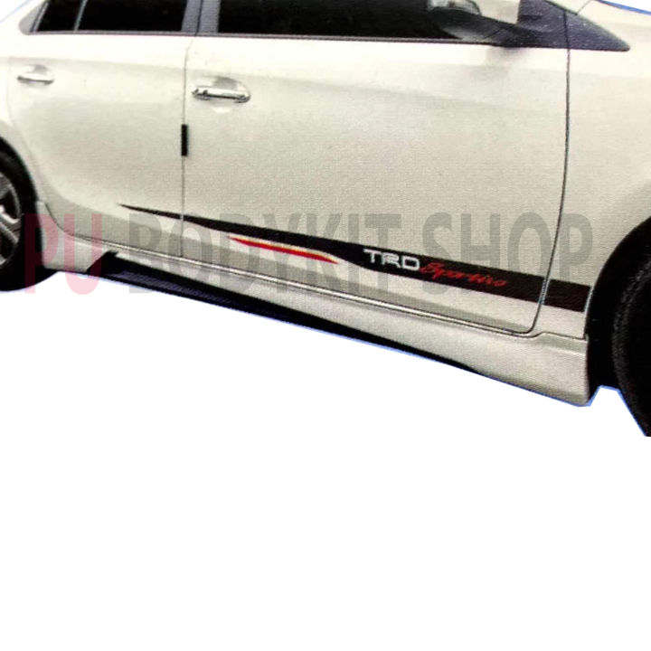 PU2682 -TOYOTA VIOS 2013-2018 SIDE SKIRT (68)(PU) | Lazada