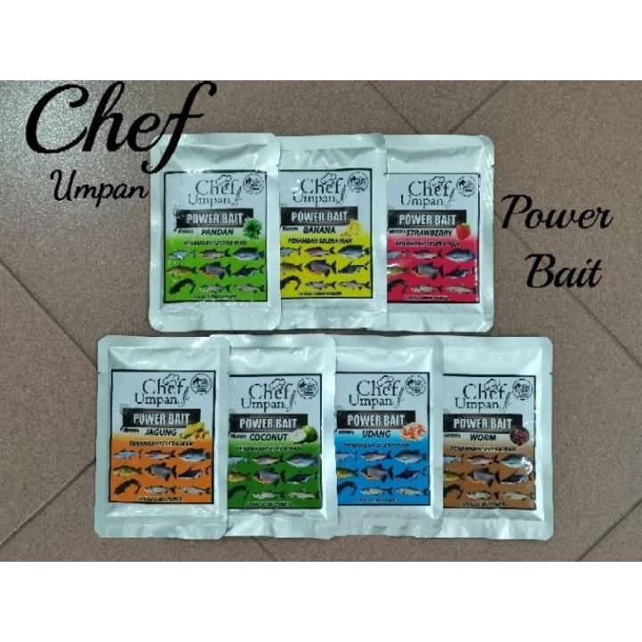 CHEF UMPAN POWER BAIT 30GM 10X POWER FISH FLAVOUR | Lazada