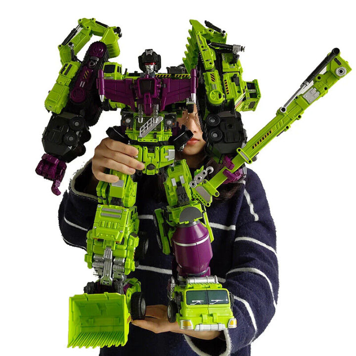 NBK 3349 Transformation Toy Devastator 6in1 Combiner Robot Action Movie ...