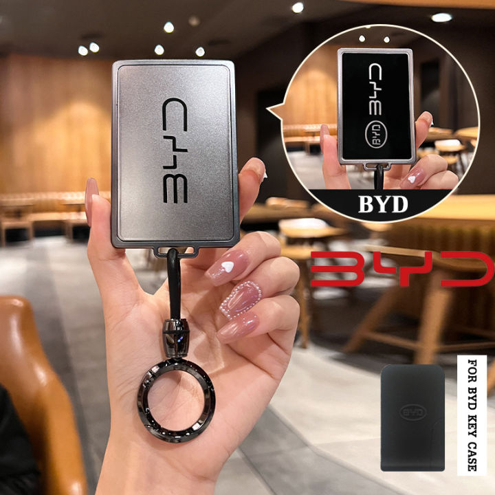 BYD CAR SMART KEY CASE FOR song tang seal keychain sealion dolphin key ...