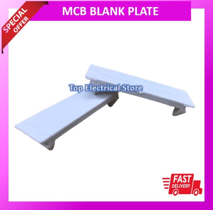 MCB BLANK PLATE / MCB SPACER / PVC MODULE / MCB BOX BLANKING PLATE | Lazada