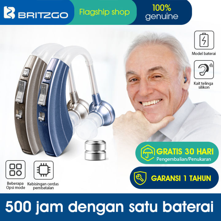 Britzgo Alat Bantu Dengar digital audio telinga orang tua asli alat bantu dengar terbaik ...