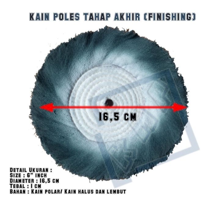 KAIN POLES FINISHING LEMBUT DIAMETER BESAR | Lazada Indonesia