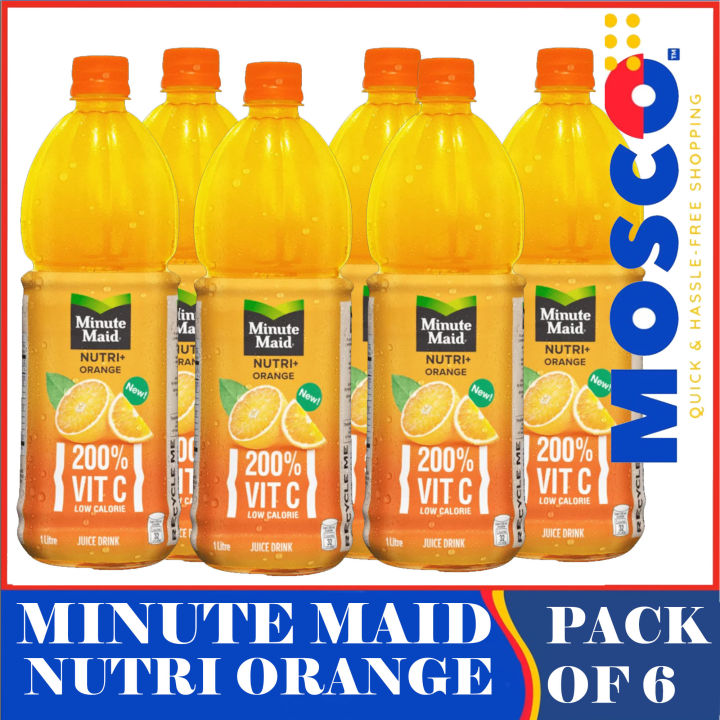 Minute Maid Nutri Orange 200% Vit C 1L | Try This New Flavor | Lazada PH