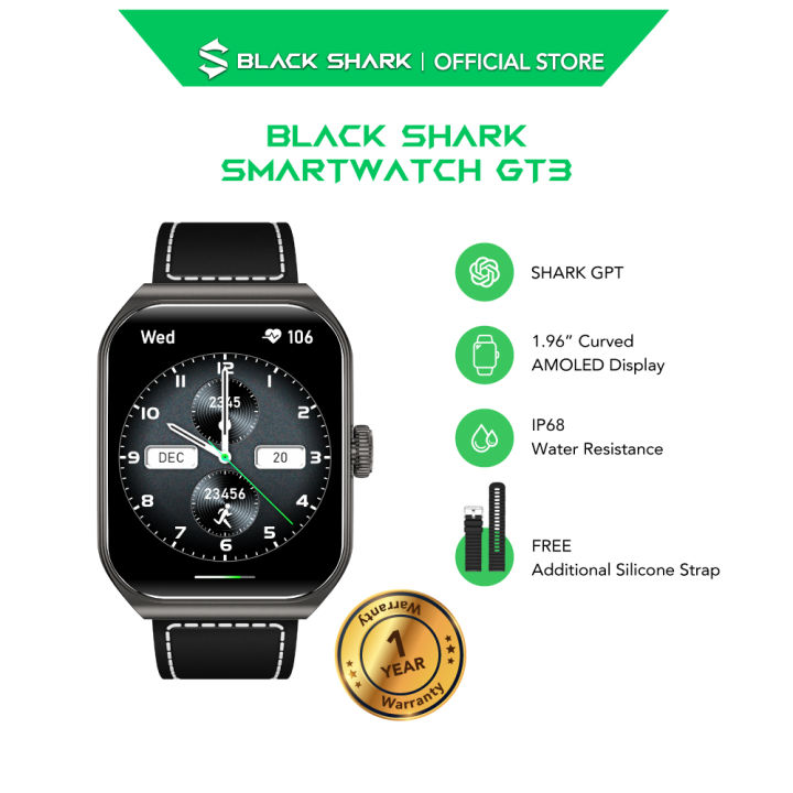 Black Shark Smartwatch GT3 | Amoled Display | 100+ Sport Mode | 10 Days ...