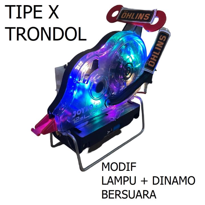 COD NEW VIRAL TIPE X TRONDOL FULL MODIF/TIP EX ROLL KERTAS MODIF LAMPU ...