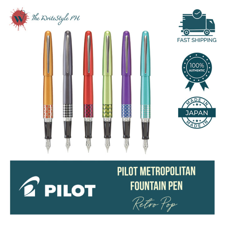 Pilot Metropolitan Fountain Pen (Retro Pop) | Lazada PH