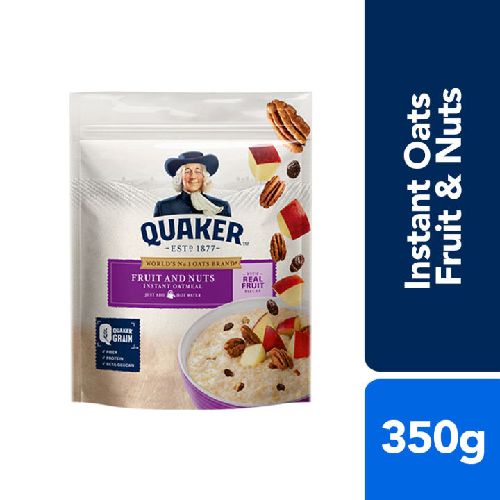 Quaker Instant Oats Fruit & Nuts 350g | Lazada PH