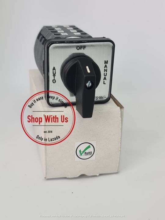 Chuyển mạch AUTO-OFF-MAN - Công tắc xoay Auto/Man TP16 61154 - Chuyển ...