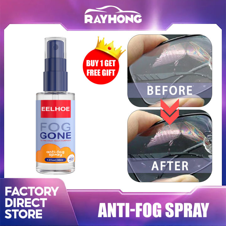 【HOT SALE】Eelhoe Lens Defogging Spray Glasses Anti-fog Spray Solid ...