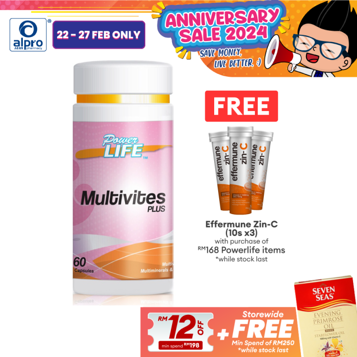 Alpro Pharmacy Powerlife Multivites Plus 60s (pregnant & breastfeeding ...